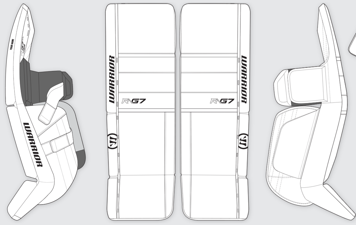Warrior Custom Schienen Ritual G7 Classic RTL Intermediate - HTR Hock
