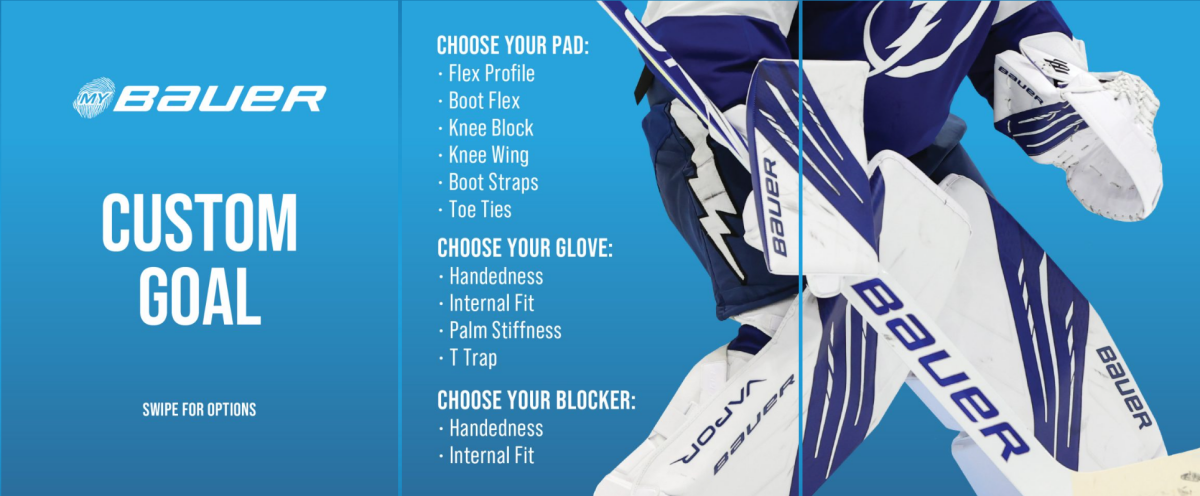 MyBauer Custom Vapor FLYLITE Schienen - HTR Hockeytown Rosenheim